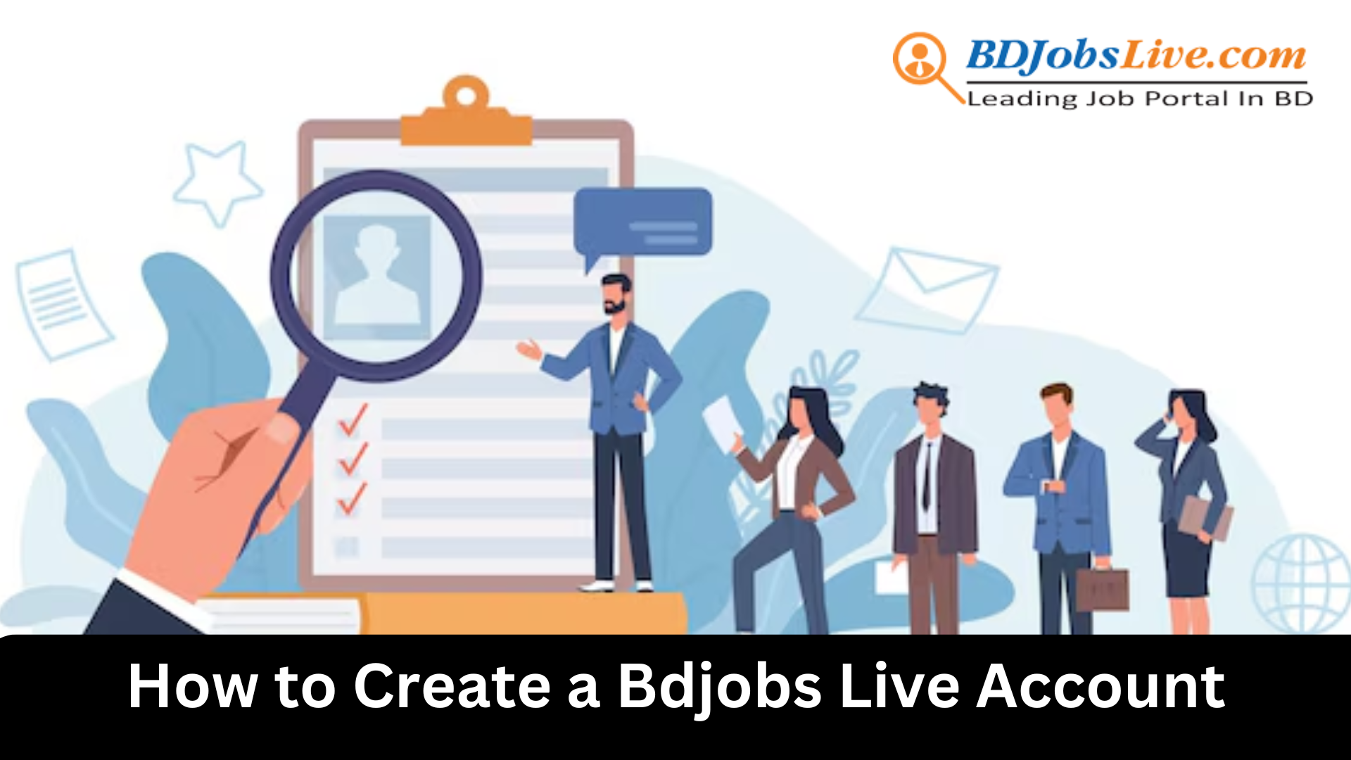 How to Create a Bdjobs Live Account | BDJobs Live